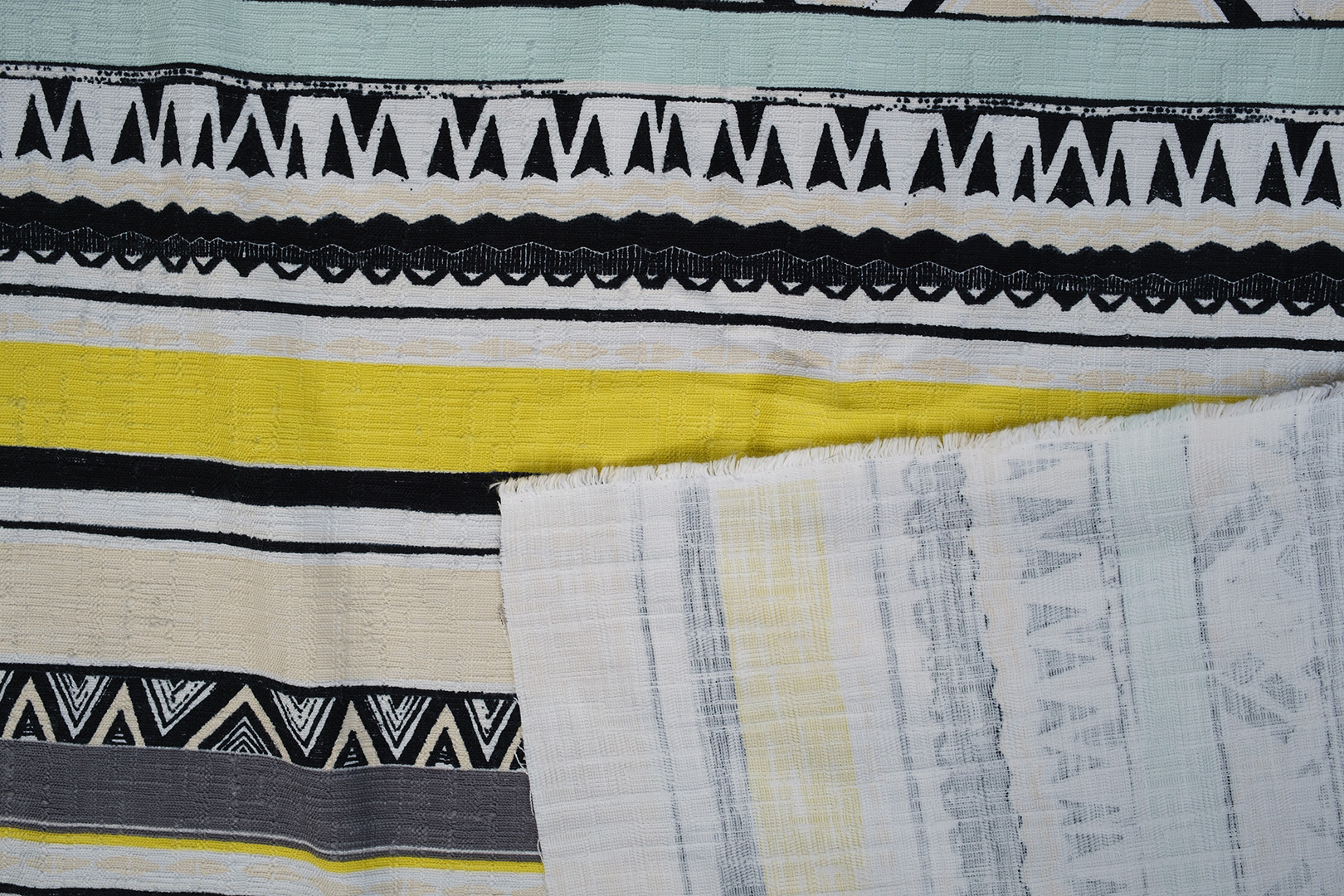 Tkanina kostiumowa bawełniana - pasy - KEY Fabrics